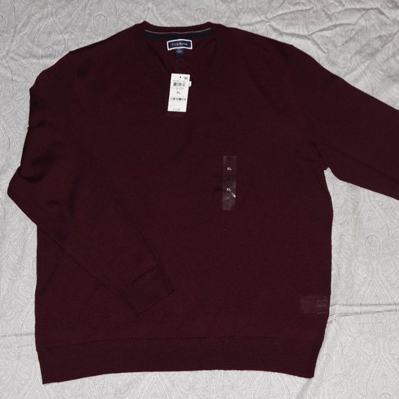Club Room | Sweaters | Brand New Club Room Mens Sweater Burgundy Color ...